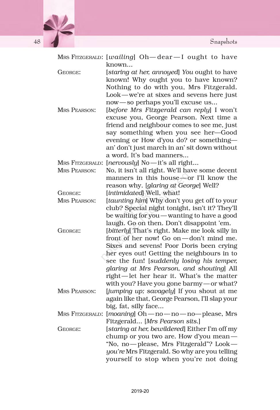 Mothers Day Ncert Book Of Class 11 English Snapshot
